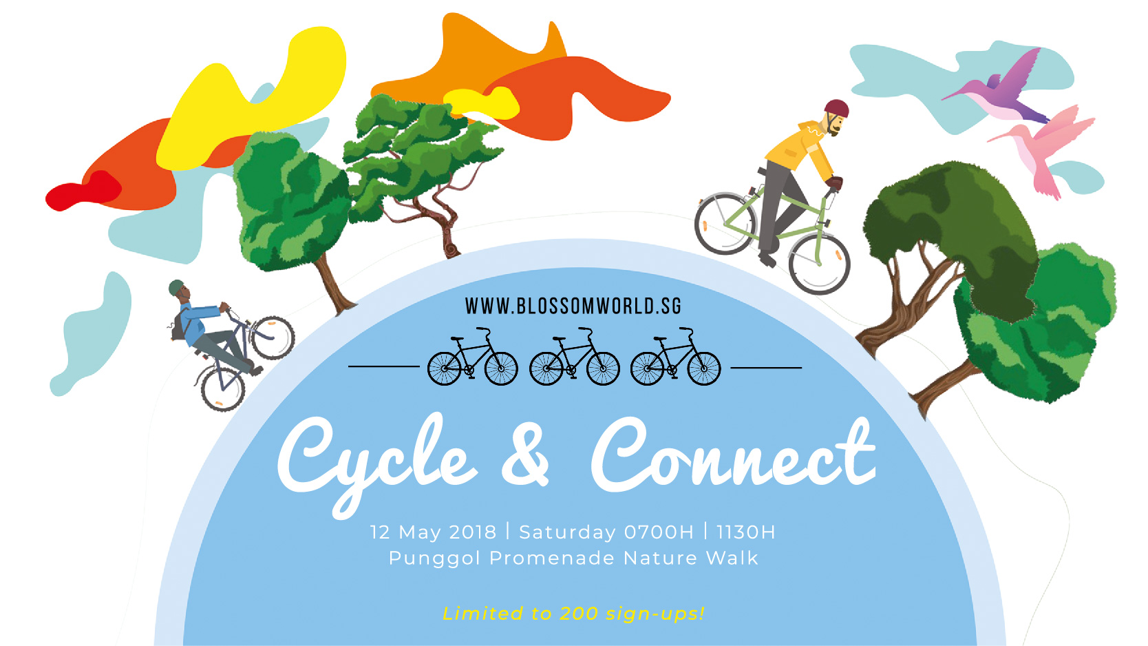 Blossom World Society - Sign Up for Cycle & Connect | FD.sg